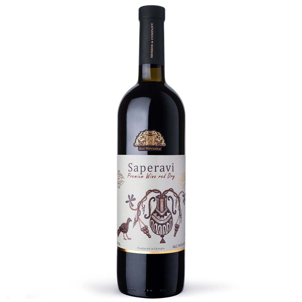 Shimon&Co Saperavi Khashmi Dry Red Wine – Kosher Wine Direct