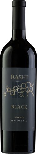 Rashi Black Semi Dry Red - (750ml) – Kosher Wine Direct