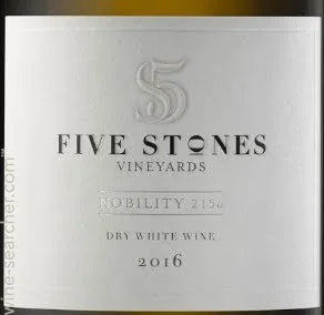 Five Stones Vineyards Nobility 215a White Wine – Kosher Wine Direct