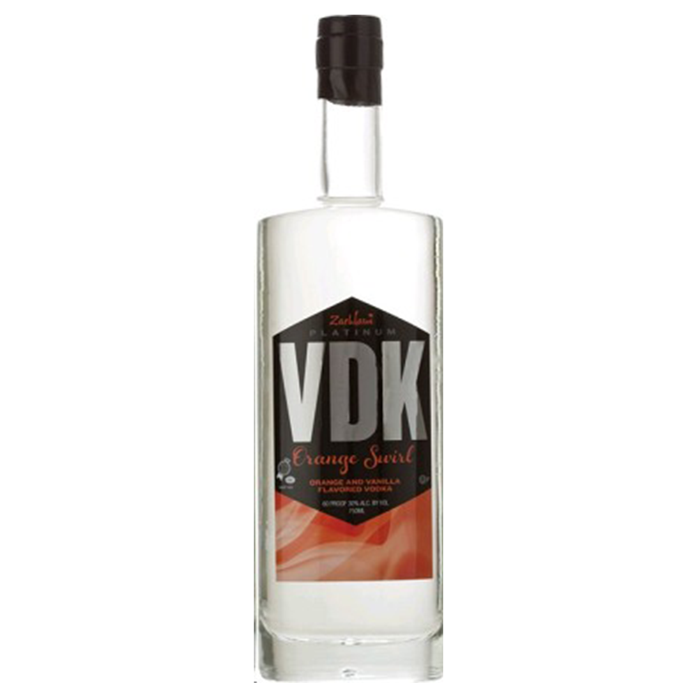 Zachlawi VDK Orange Swirl Vodka - (750ml Bottle) - Kosher Wine Direct